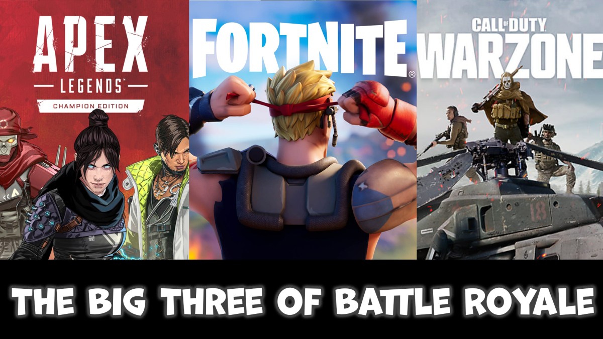 The Big Three Battle Royale Shooters – VIDEO GAME BOOK CLUB