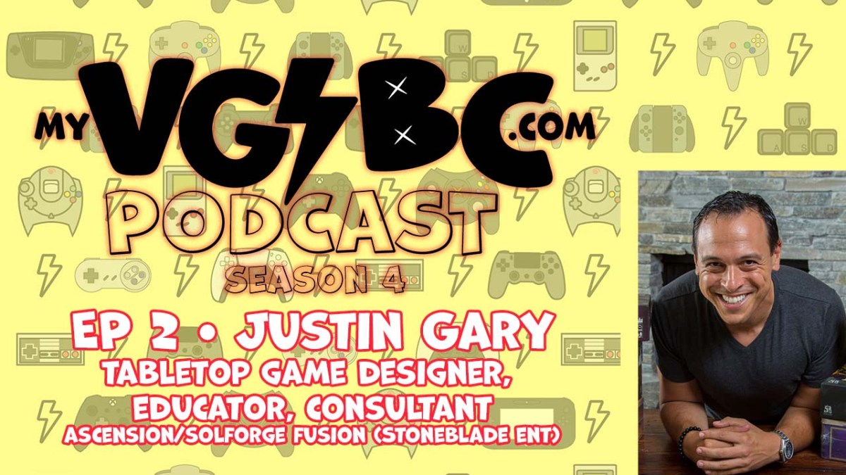 myVGBC Podcast | S4E2 • Justin Gary – VIDEO GAME BOOK CLUB