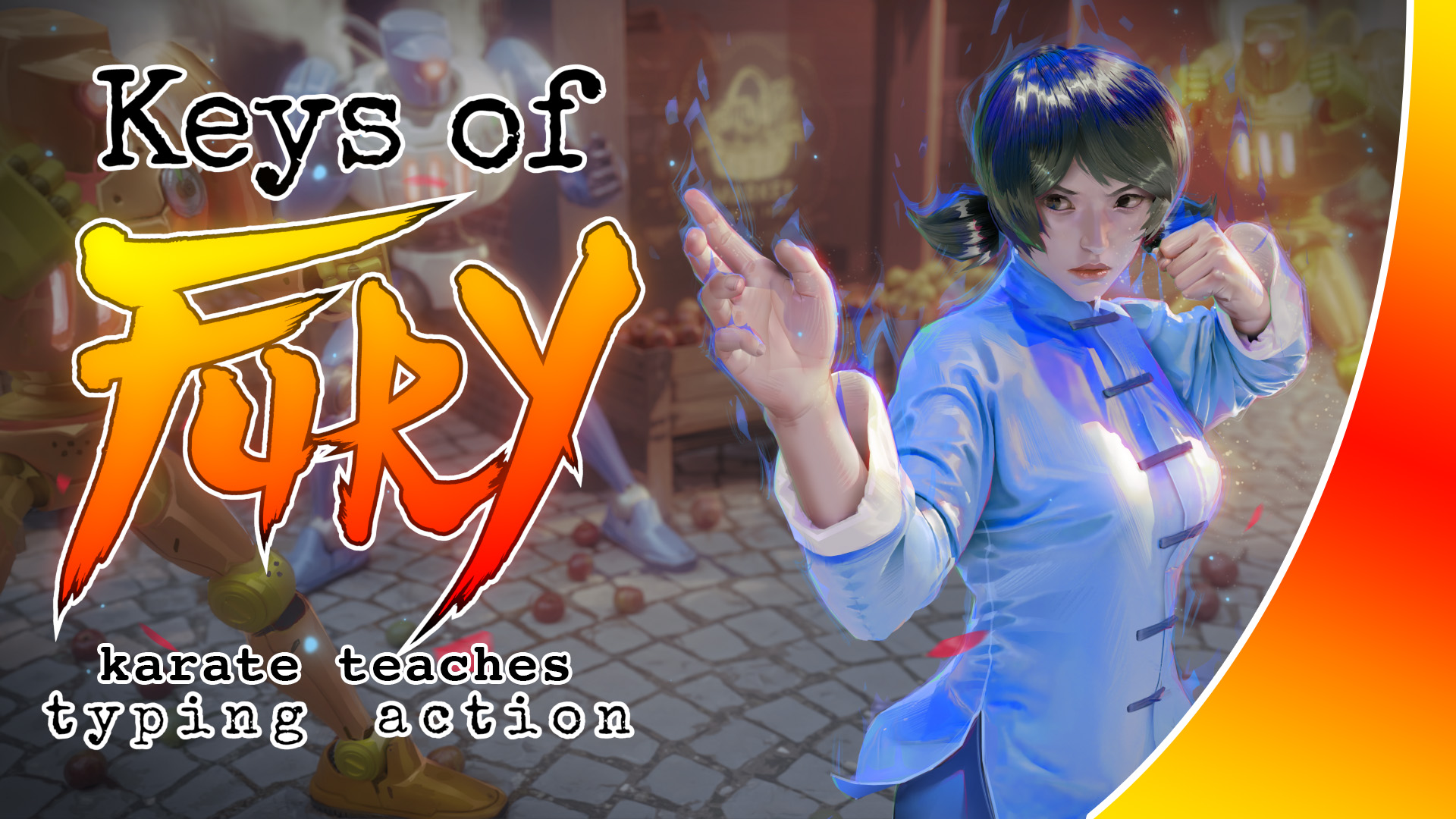 Keys of Fury | Karate Teaches Typing Action – VIDEO GAME BOOK CLUB